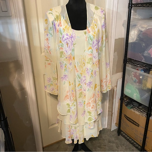Metaphor | Dresses | Metaphor 2 Piece Floral Dress Pastel Flowy ...